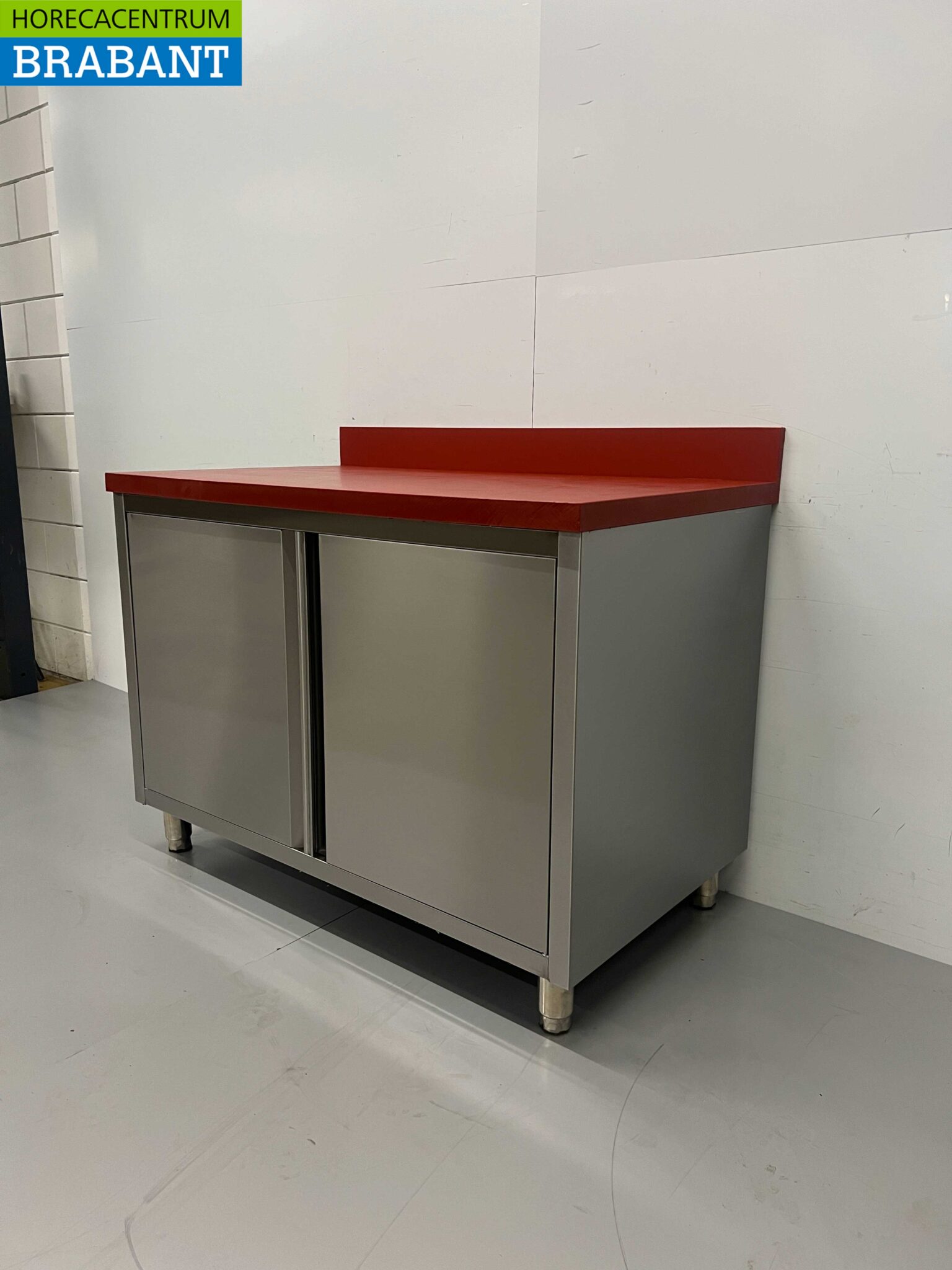 RVS Polyethylene PE Werkkast Kast Snijtafel 2 klapdeuren 120 cm Horeca ...