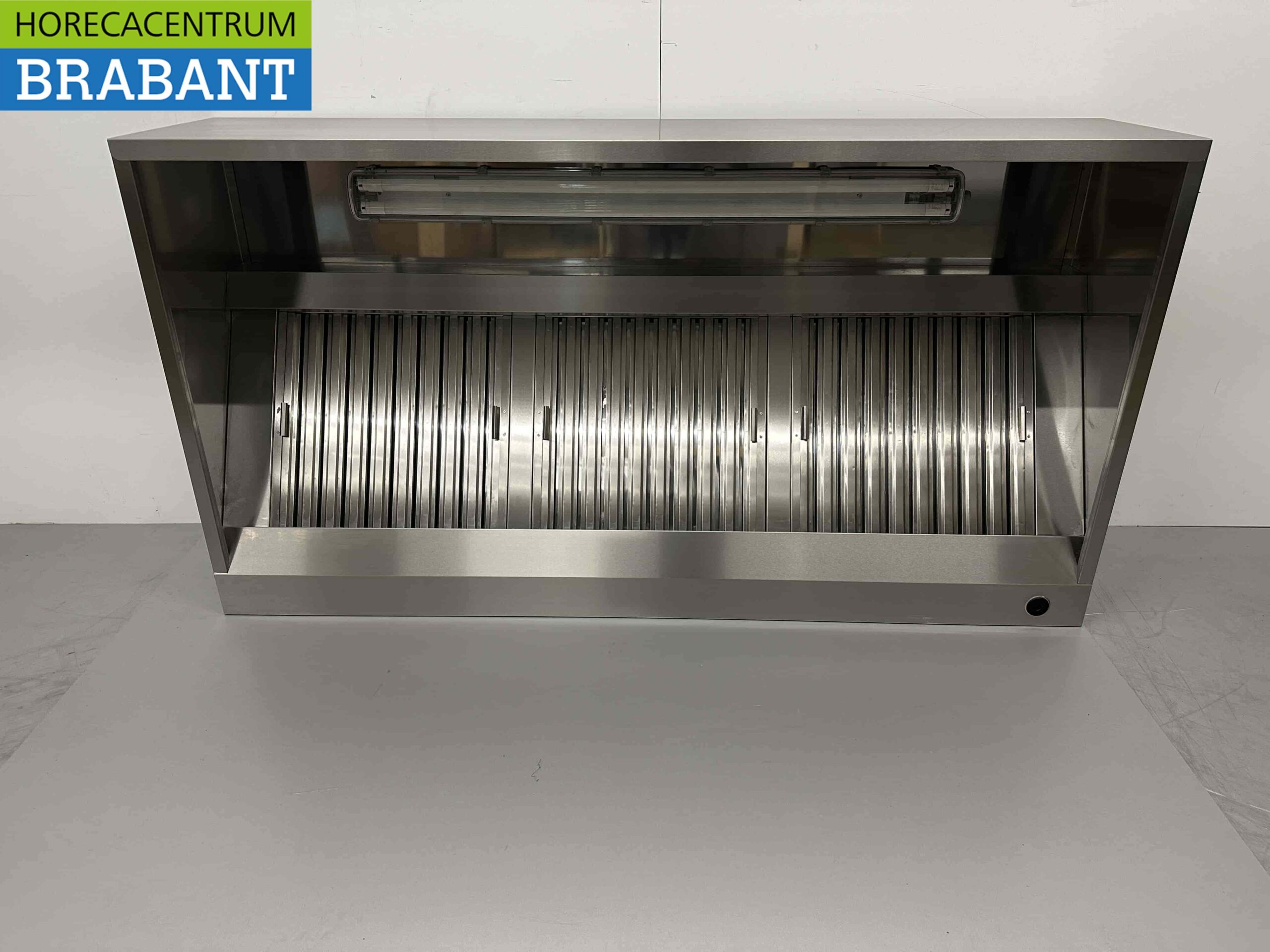 RVS Afzuigkap Dampkap met lamellen filters Premium-line 180 cm Box ...