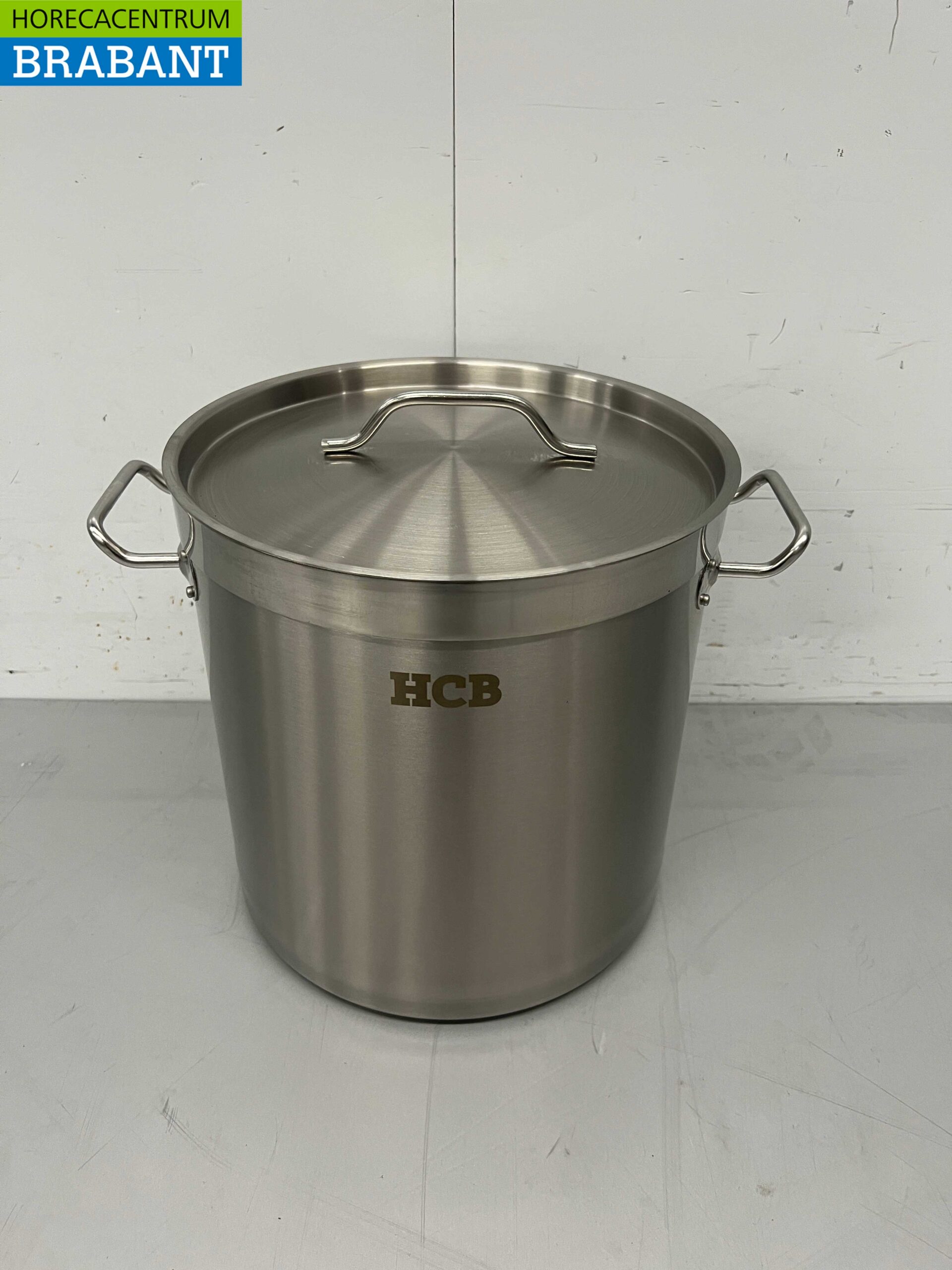 RVS HCB Soeppan Kookpan Pan Inductie 28,5 x 29 cm 17 liter Horeca ...