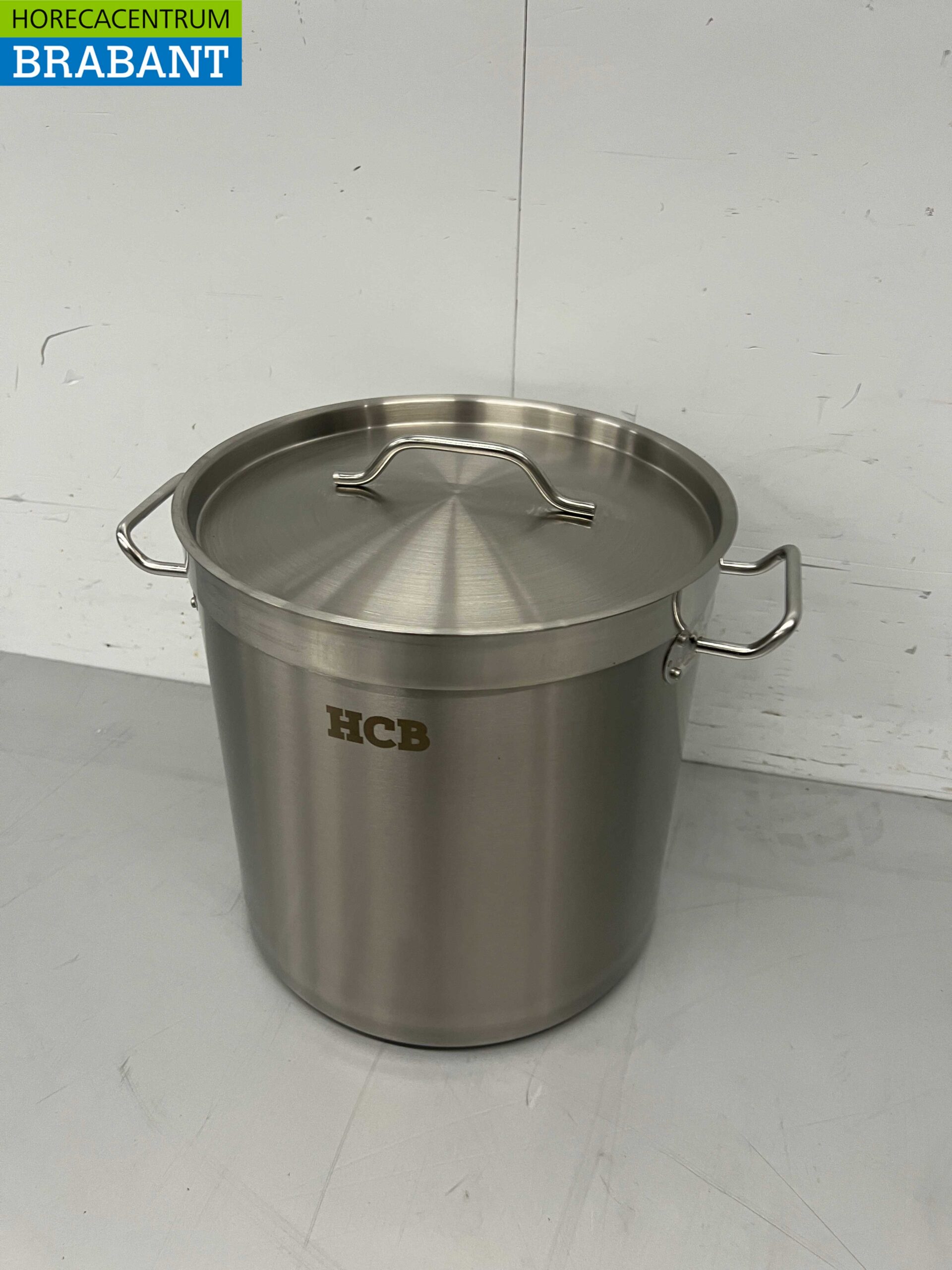 RVS HCB Soeppan Kookpan Pan Inductie 28,5 x 29 cm 17 liter Horeca ...