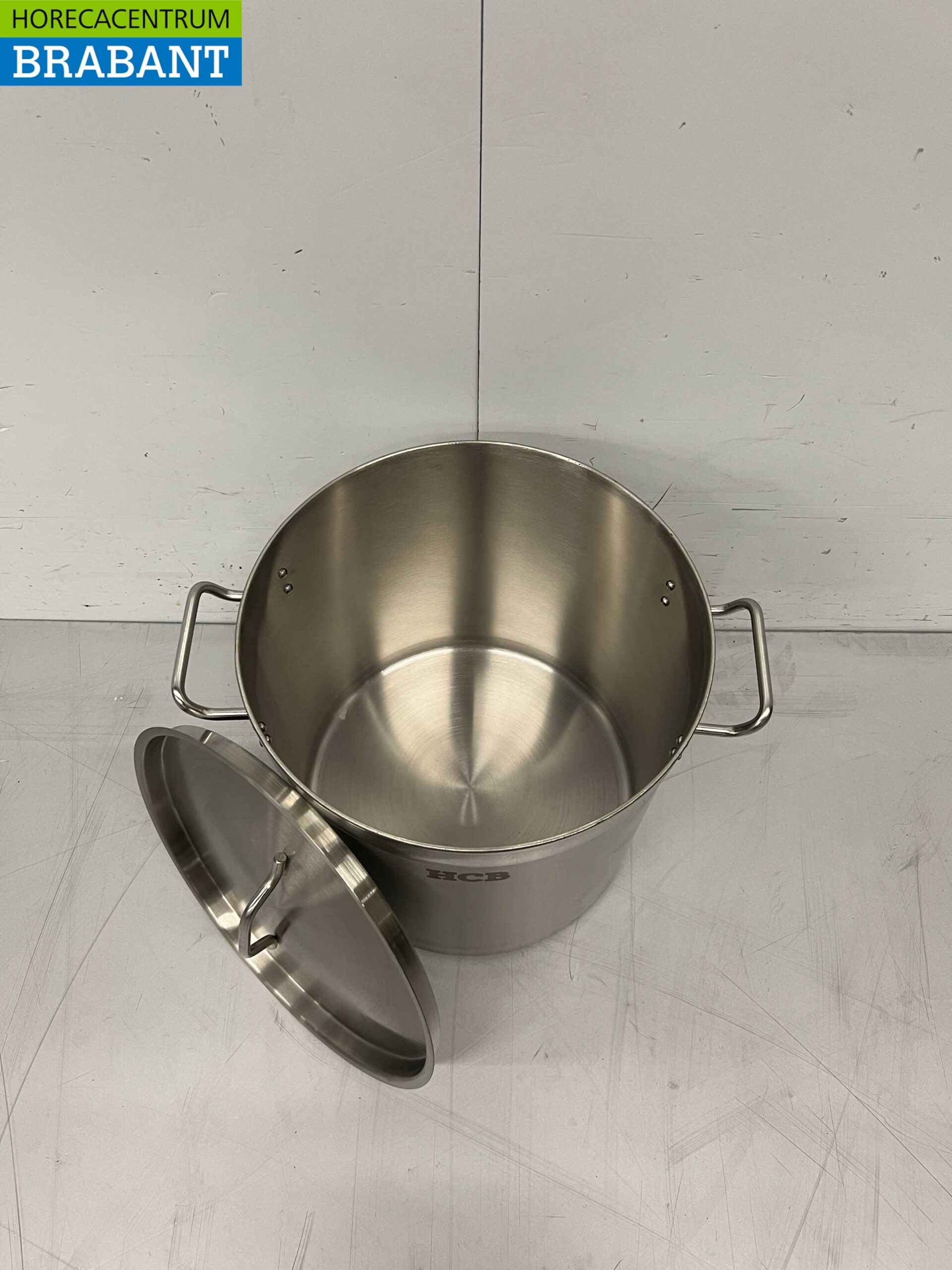RVS HCB Soeppan Kookpan Pan Inductie 28,5 x 29 cm 17 liter Horeca ...