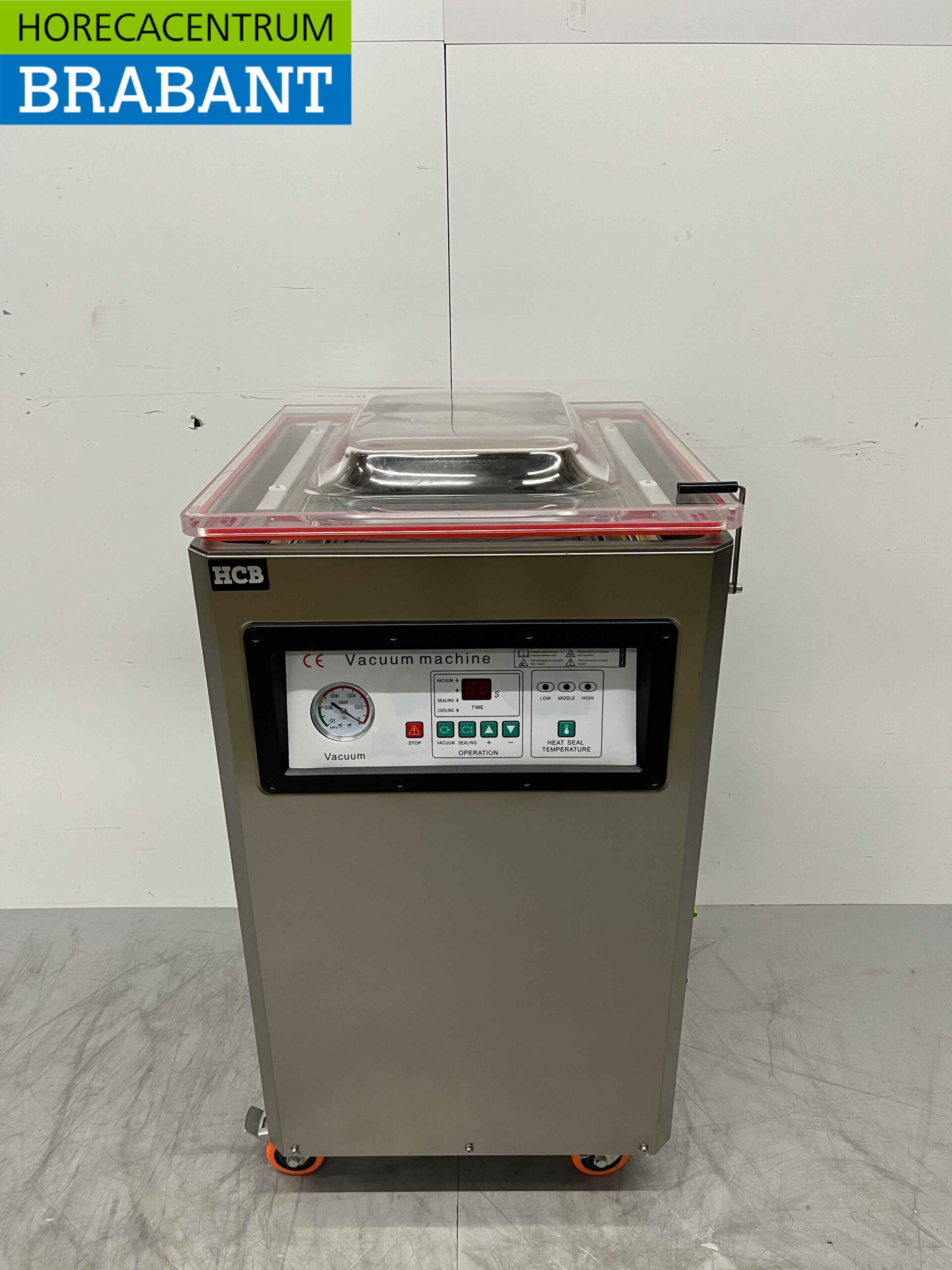 RVS Verrijdbare Vacuummachine Vacumeermachine Dubbele seal 400 mm 230V ...