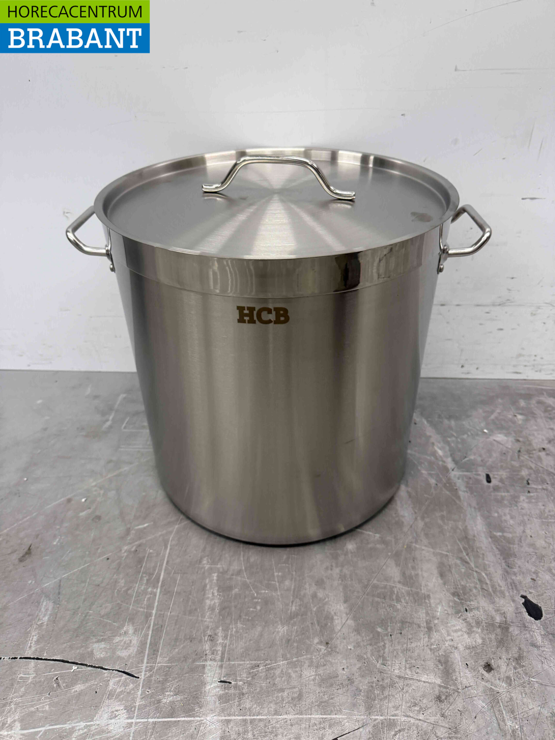 HCB RVS Soeppan Kookpan Pan Inductie 41 x 42 cm 50 liter Horeca ...