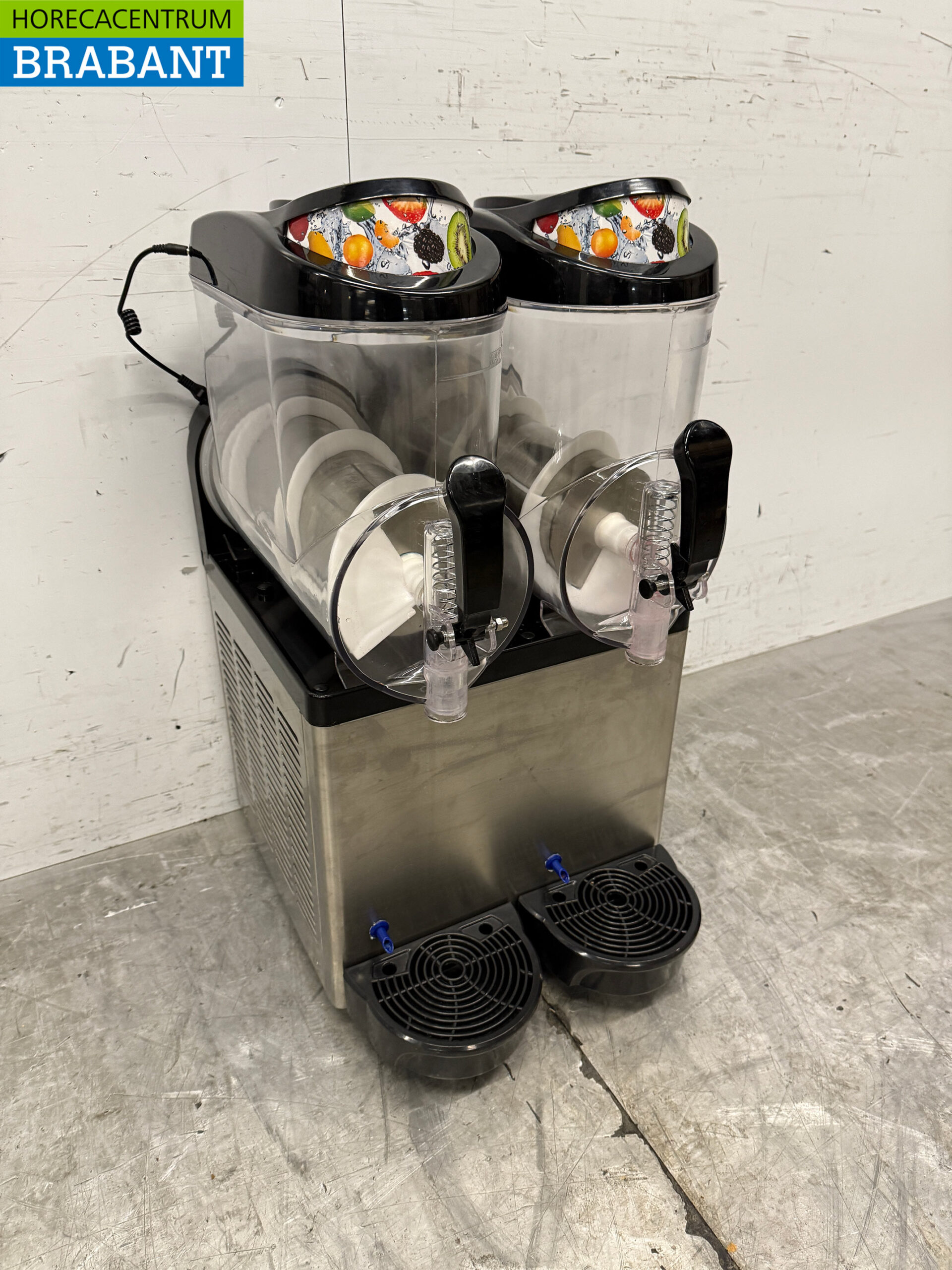 RVS Slushmachine Granita Machine 2 x 12 liter 230V Horeca ...
