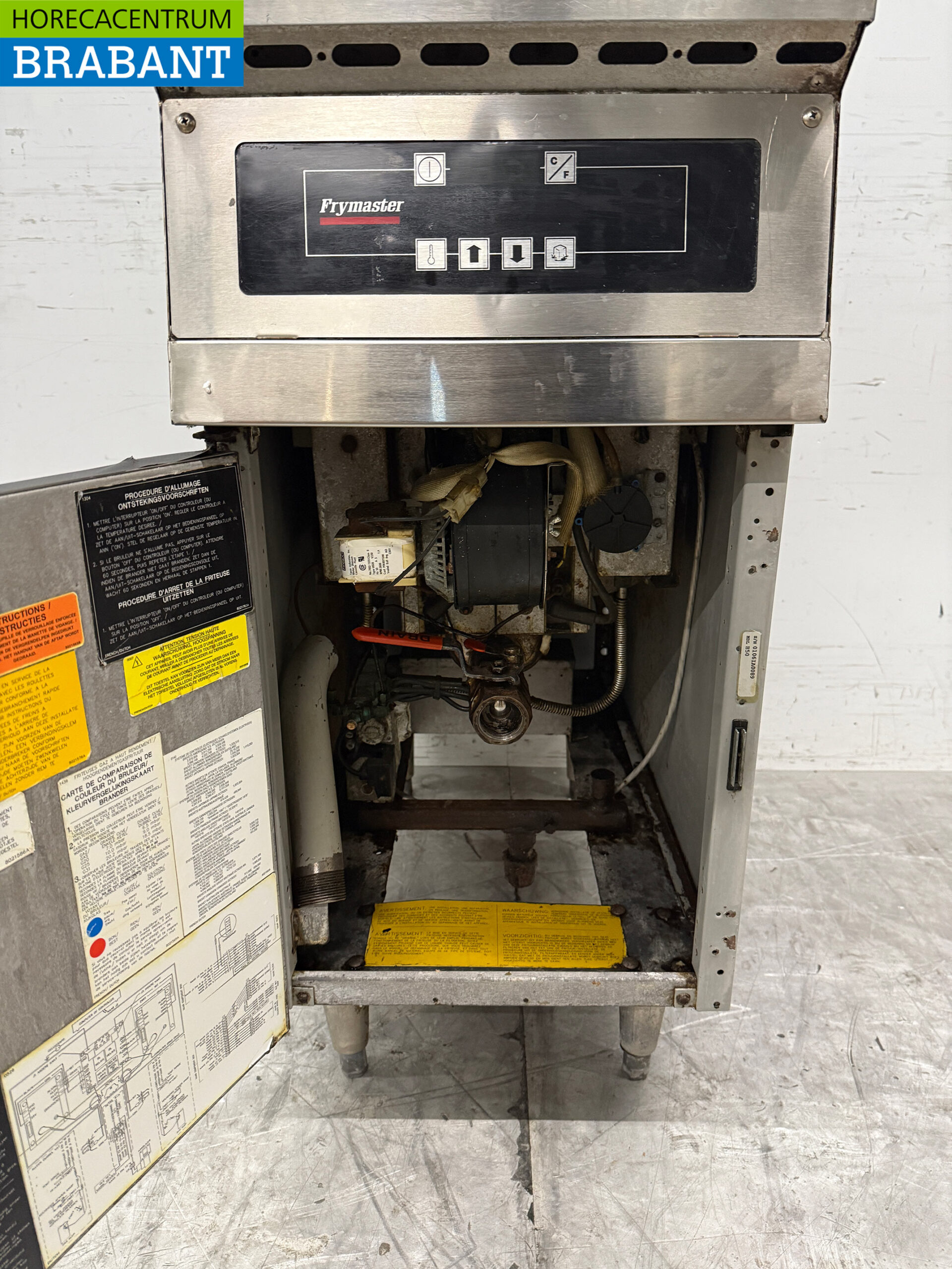 RVS Frymaster Friteuse 25 liter GAS Horeca - Horecacentrum Brabant