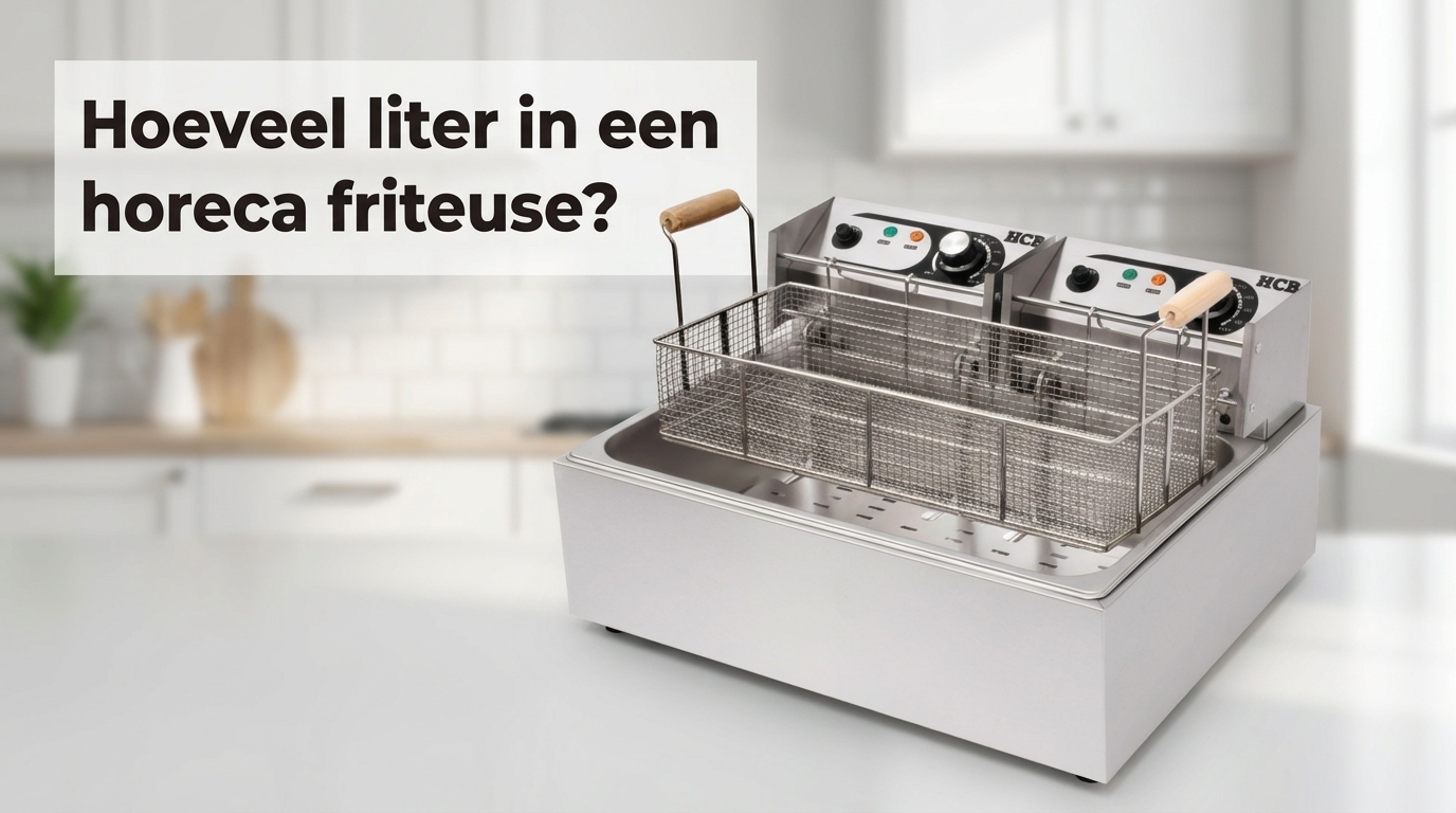 Hoeveel liter frituurolie moet er in een friteuse? - Horecacentrum Brabant